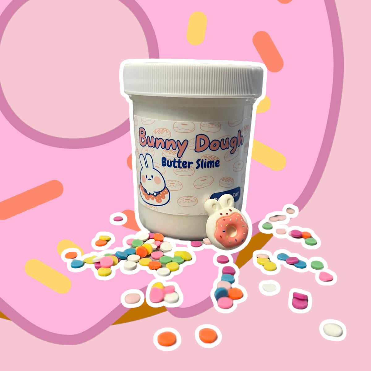 Bunny Dough🐰🍩Butter Slime – Squishy Squeezy Slimes