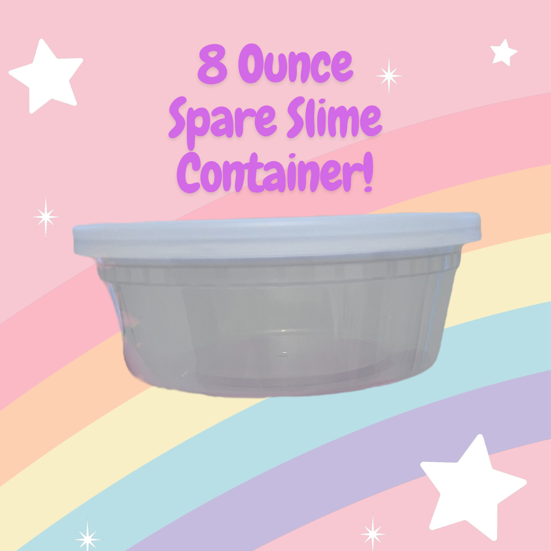 8 Ounce Spare Slime Container – Squishy Squeezy Slimes