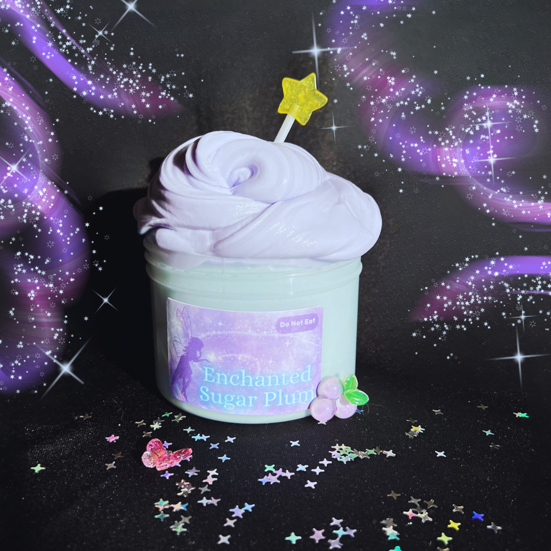 Enchanted Sugar Plum 🪄🧚‍♀️ Butter Slime – Squishy Squeezy Slimes